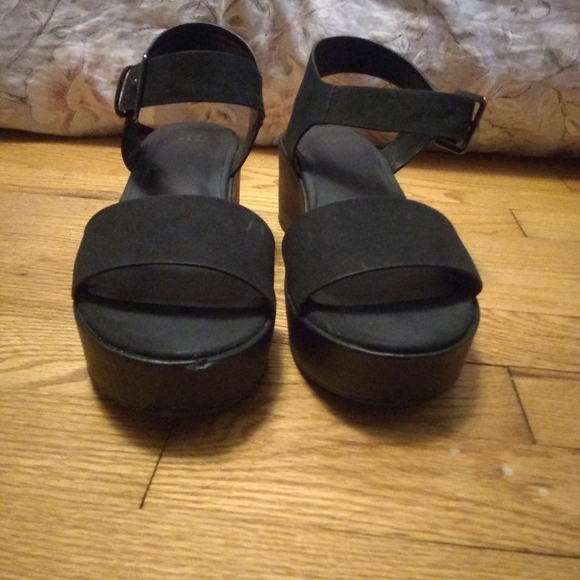 a new day | Shoes | Target Wedge Sandals With 2 Heels | Poshmark